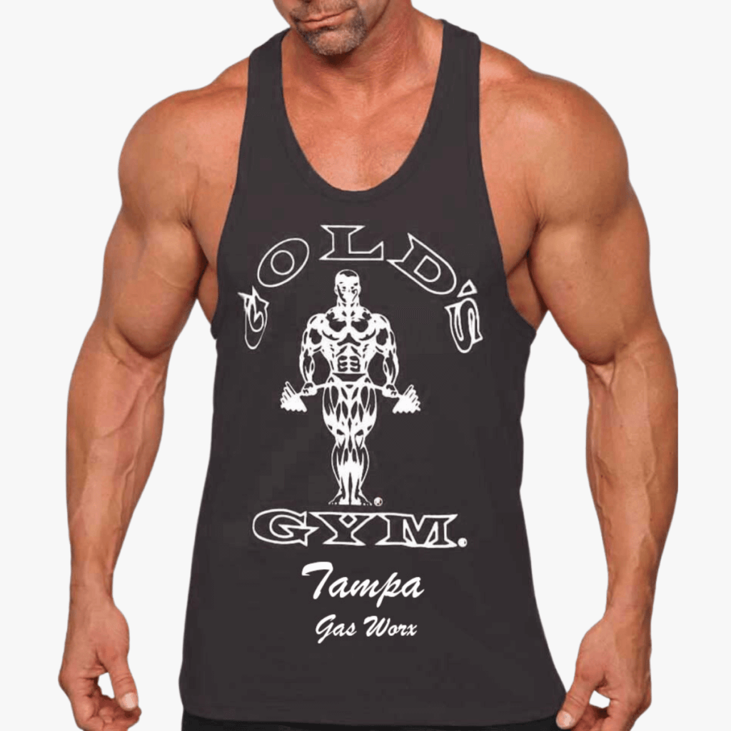 Train Stringer Tank | Gold's Gym Tampa Gas Worx
