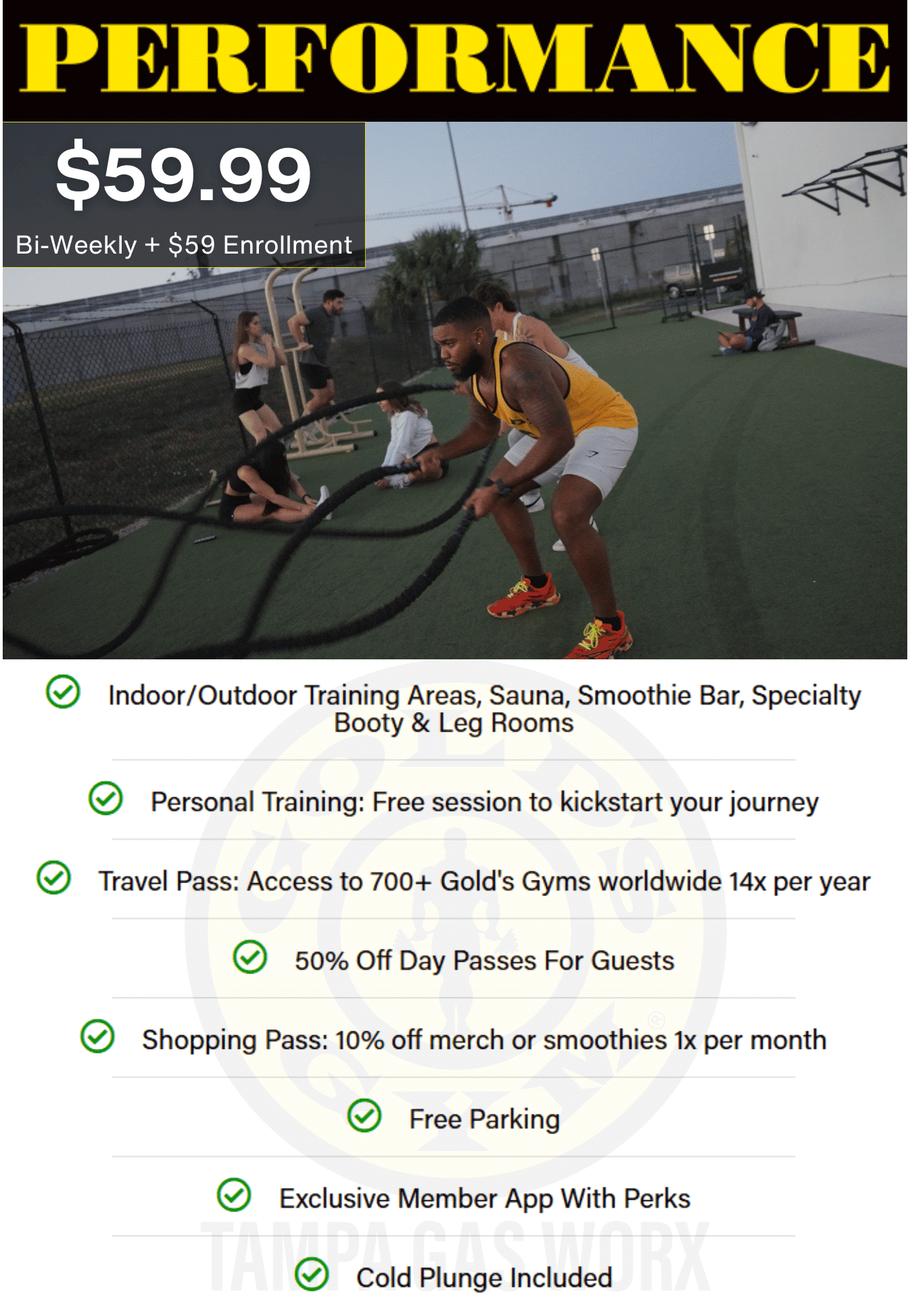 Gold's Gym Tampa Gas Worx - Official Site
