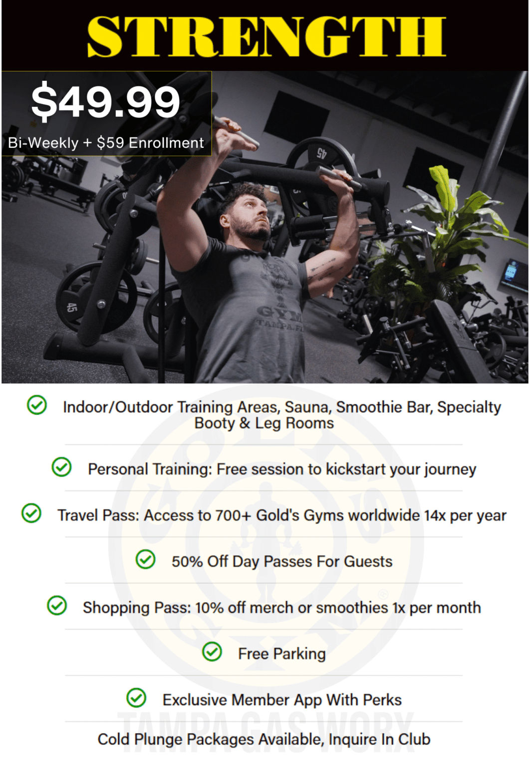 Gold's Gym Tampa Gas Worx - Official Site